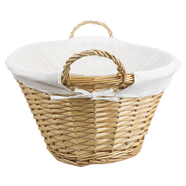 August Grove® Wicker Laundry Basket & Reviews | Wayfair August Grove® Wicker Laundry Basket & Reviews | Wayfair
